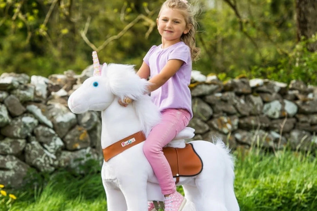 Kids can now go on a magical journey on the PonyCycle® Unicorn ...